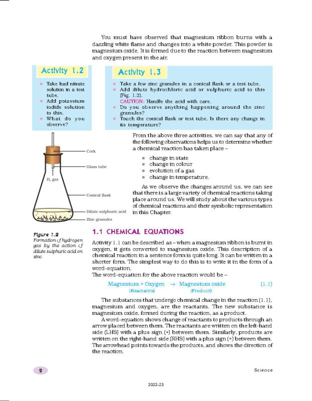 Science NCERT Class-10th English Medium (Original Book) - Notes