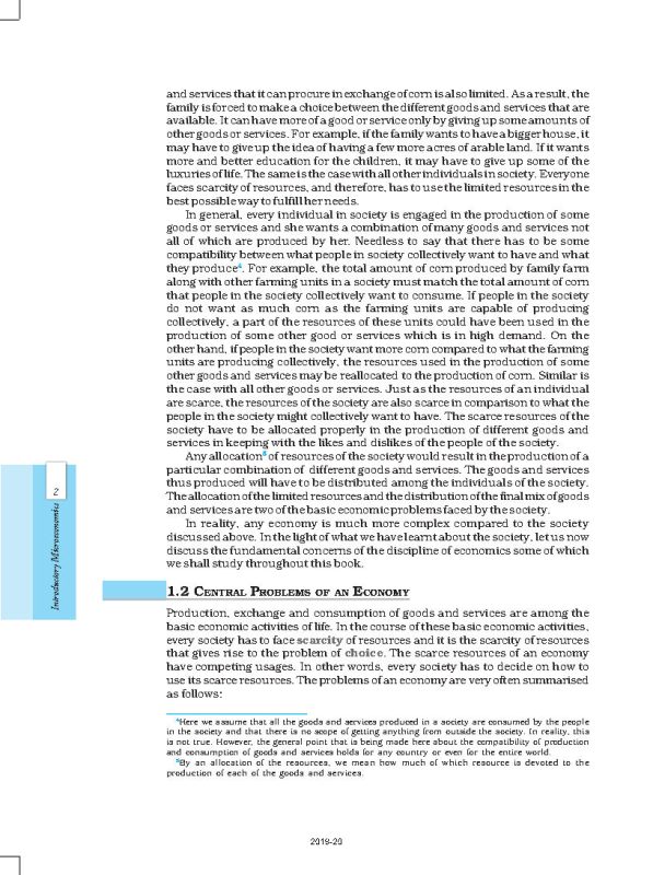 Economics NCERT Class-12th Introductory Microeconomics English Medium ...