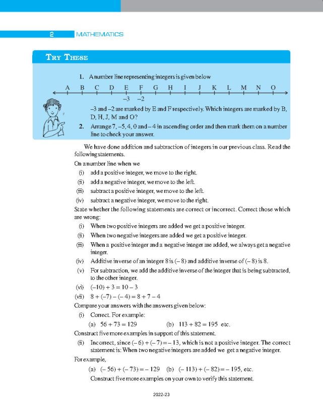 Mathematics NCERT Class-7th English Medium (Original Book) - Notes