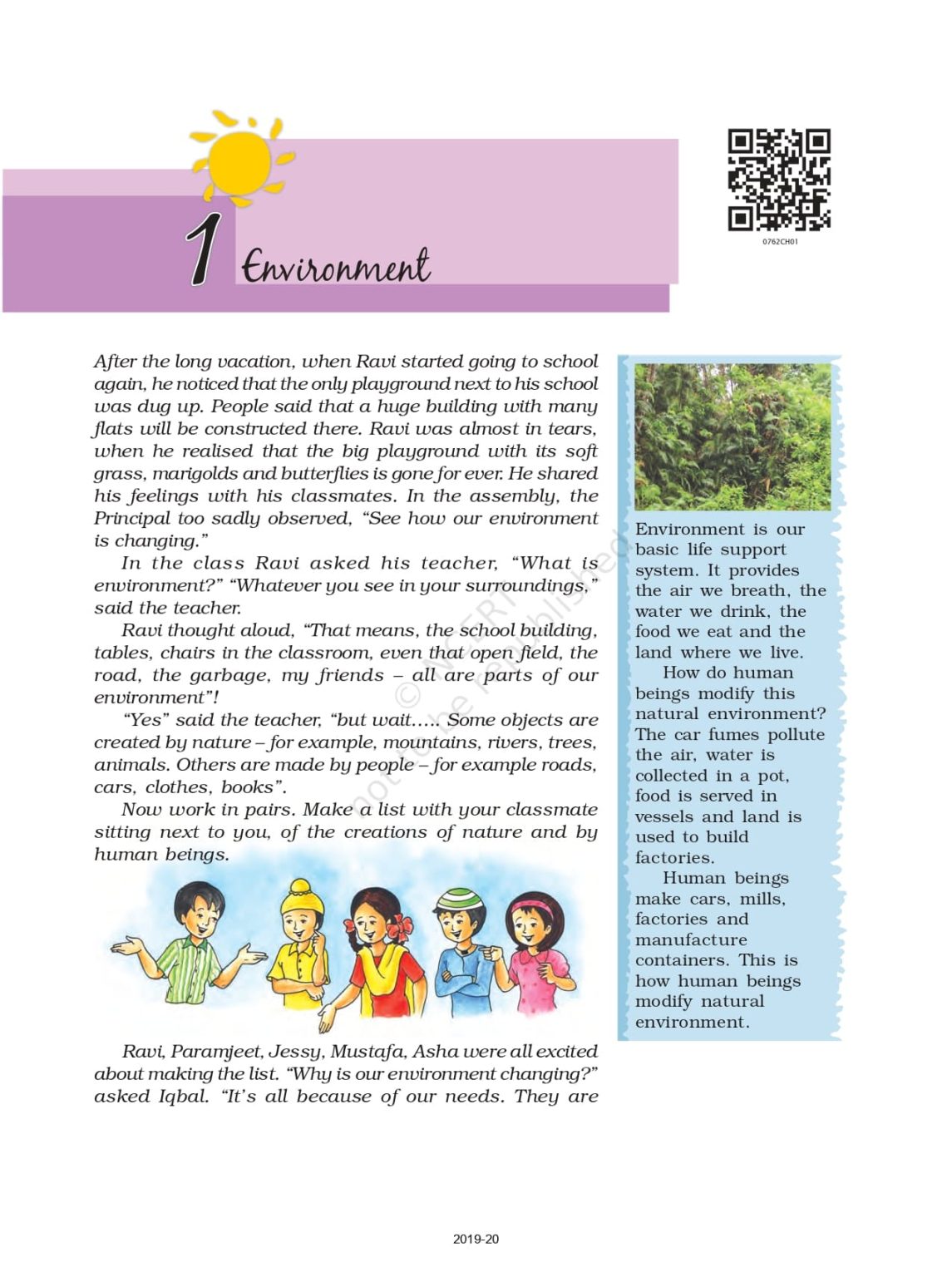 Geography NCERT Class-7th Our Environment English Medium - Notes