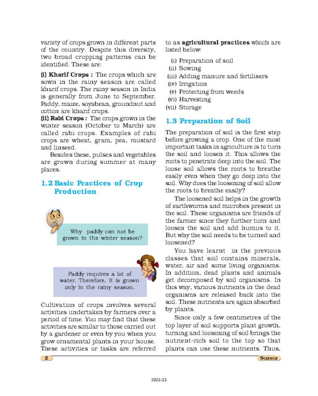 Science NCERT Class-8th English Medium (Original Book) - Notes