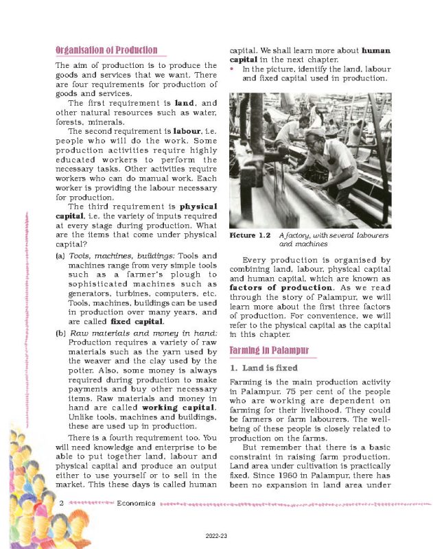 Economics NCERT Class-9th English Medium (Original Book) - Notes