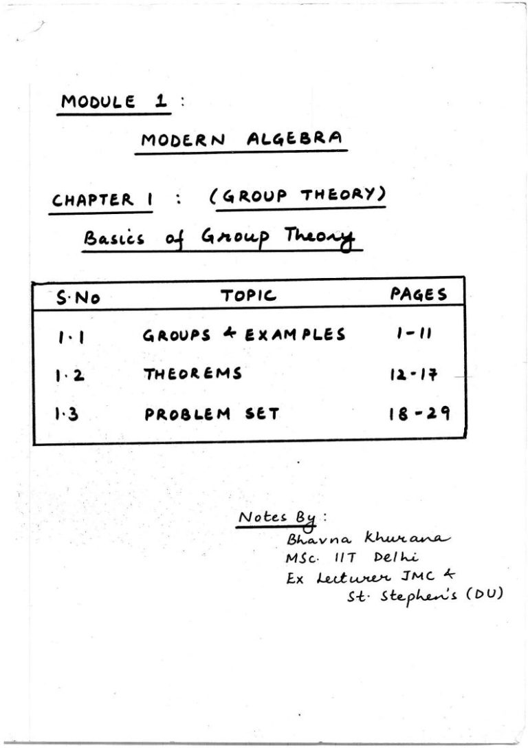 Vajiram & Ravi Mathematics Optional Study Material Class Notes By ...