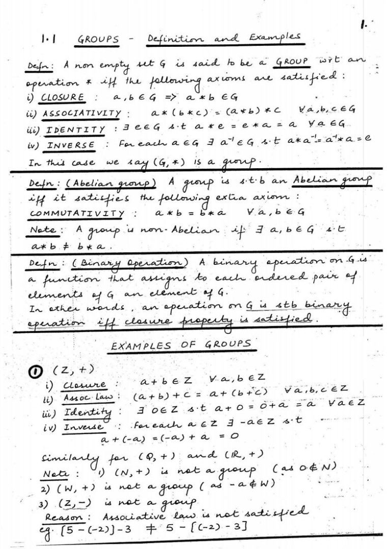 Vajiram & Ravi Mathematics Optional Study Material Class Notes By ...
