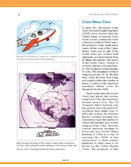 Polity NCERT Class-12th Contemporary World Politics English Medium - Notes