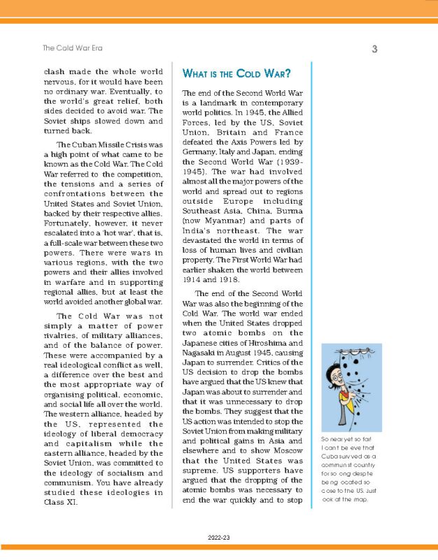 Polity NCERT Class-12th Contemporary World Politics English Medium - Notes