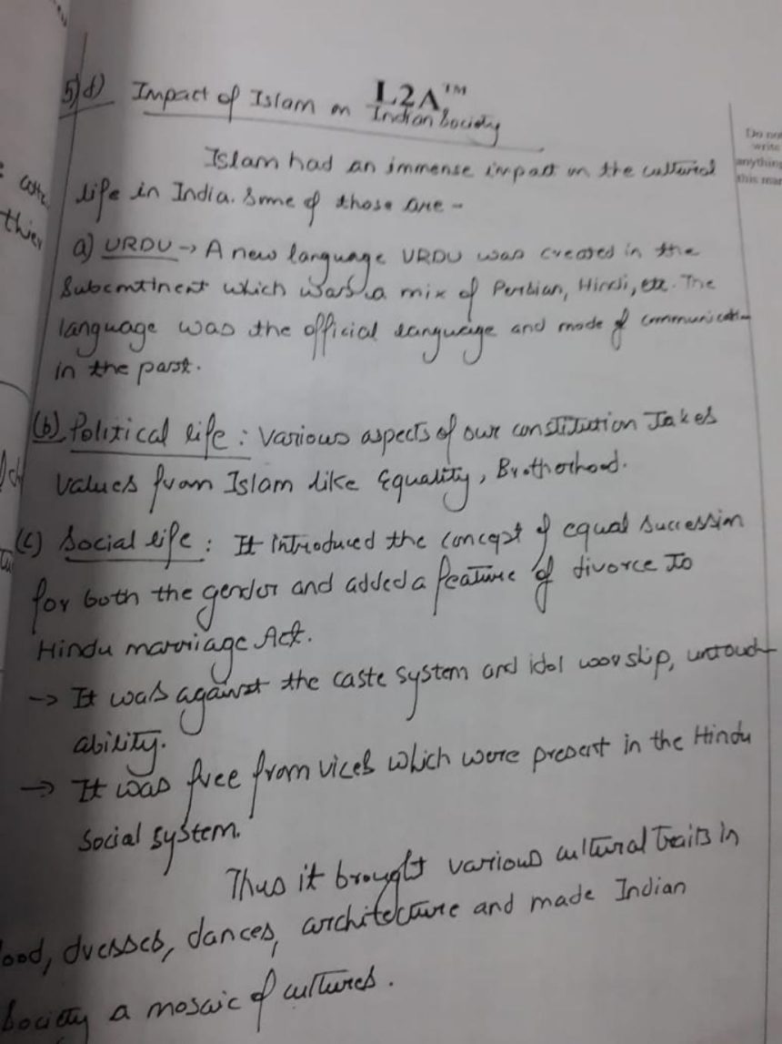 L2A IAS Toppers Notes Anthropology Optional Answer Writing Booklet ...