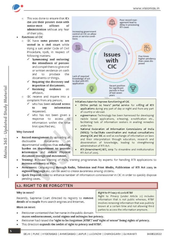 Vision Ias Mains 365 Updated Classroom Study-July 2022-15th August 2022 ...