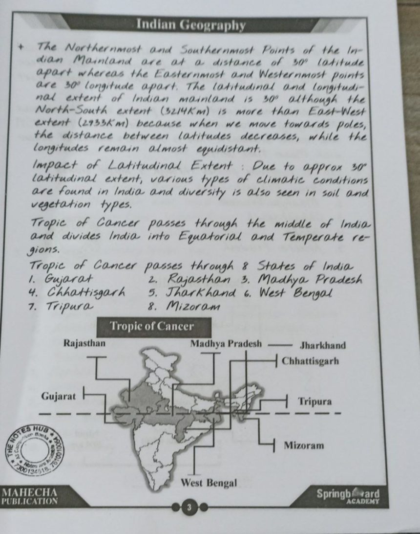 Mahecha Publication Ras (Rajasthan) Foundation Indian Geography ...