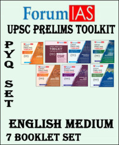 UPSC Prelims Toolkit- Topic Wise PYQ Complete Set By Forum Ias